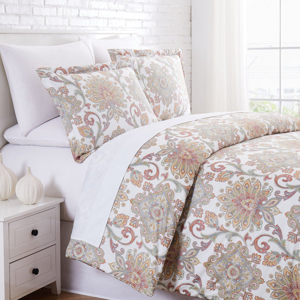 Southshore Fine Linens 100% Cotton 300 Thread-Count Serenity Duvet Cover Set & Reviews | Wayfair